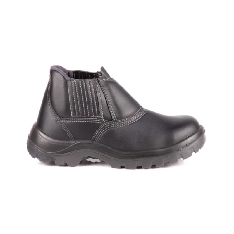 BOTINA SEGURANÇA ELÁSTICO BRACOL BELM MICROFIBRA BIDENSIDADE BICO AÇO ...