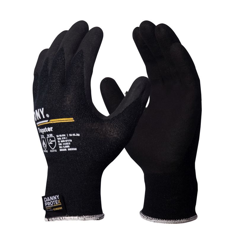 LUVA DANNY DNY TOPSTER FIO DE AÇO NITRILICO FOAM CA 42751 | BT Equipamentos